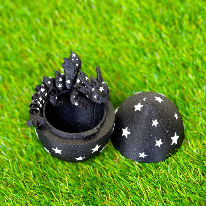 3D Printable Galactic Starlight Dragon / Little Articulated Fidget Toy / Keychain by ALIMA ...